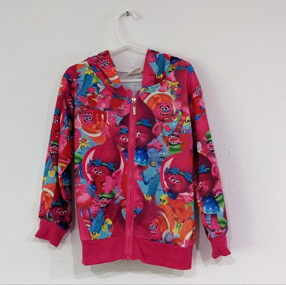 Source Unknown | Jackets & Coats | Trolls Zip Up Hoodie Sweatshirt ...